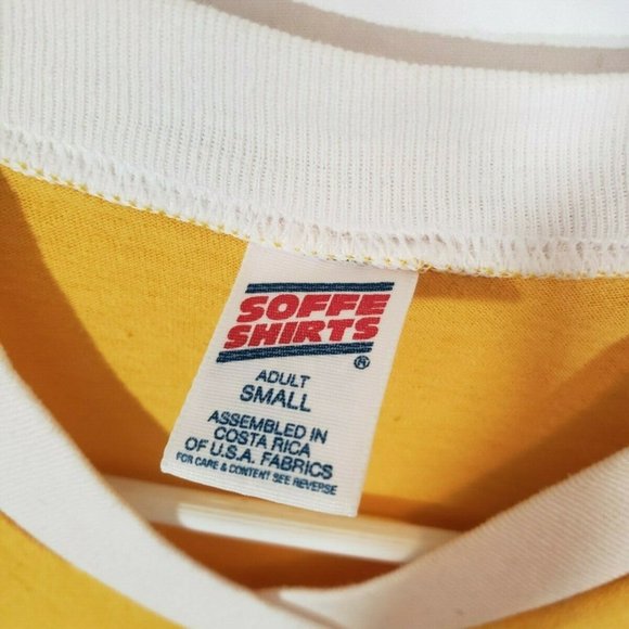 Soffe | Tops | Vintage 8s Yellow Soffe Shirts Junior Hotties | Poshmark